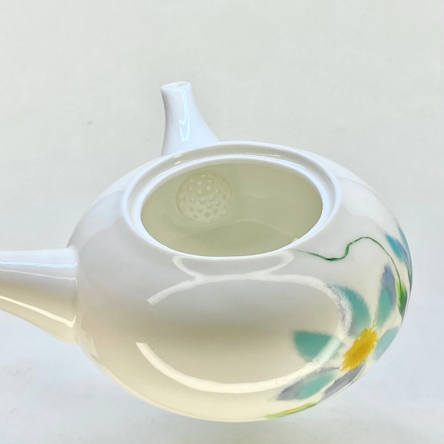 Blue & Yellow Side-handle Teapot – Tea Stop